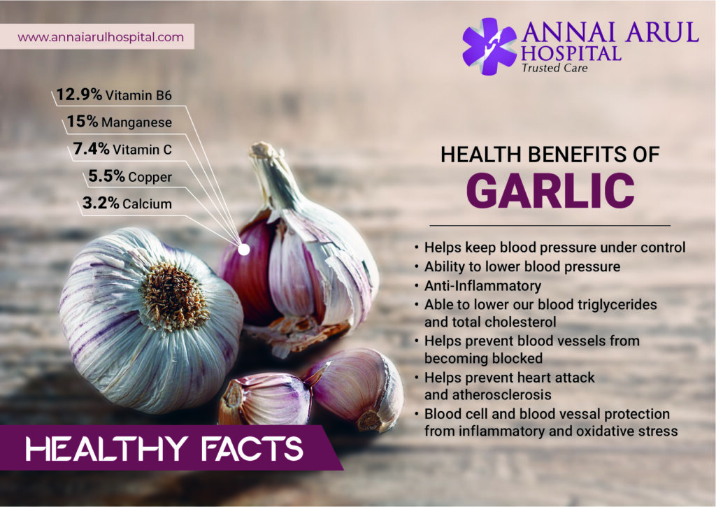 Health benefits of Garlic – Multispeciality Hospitals in Chennai