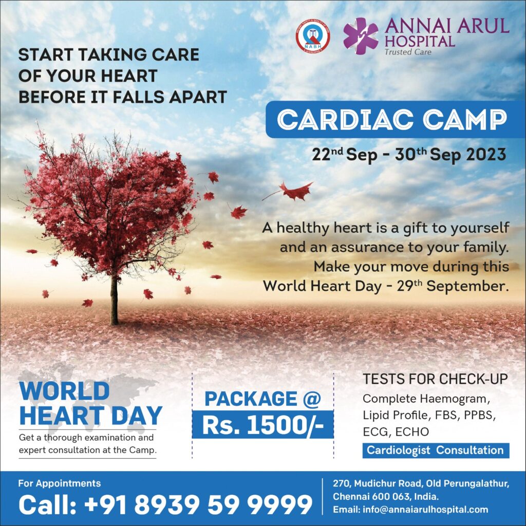 Cardiac Camp from 22nd Sep – 30th Sep 2023 – Multispeciality Hospitals ...