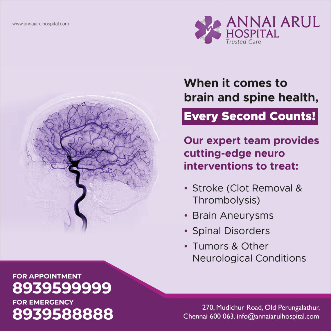 Brain and Spine Health – Multispeciality Hospitals in Chennai